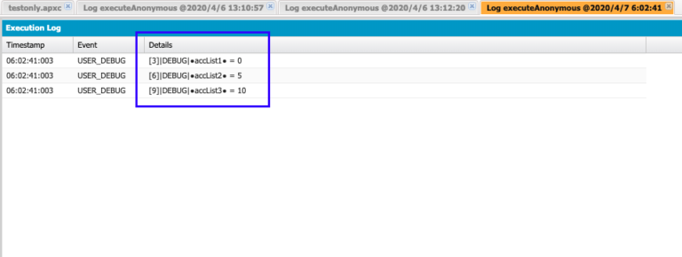 SalesforceのApexのListの使い方について説明しています | セーブポイントが見つからない